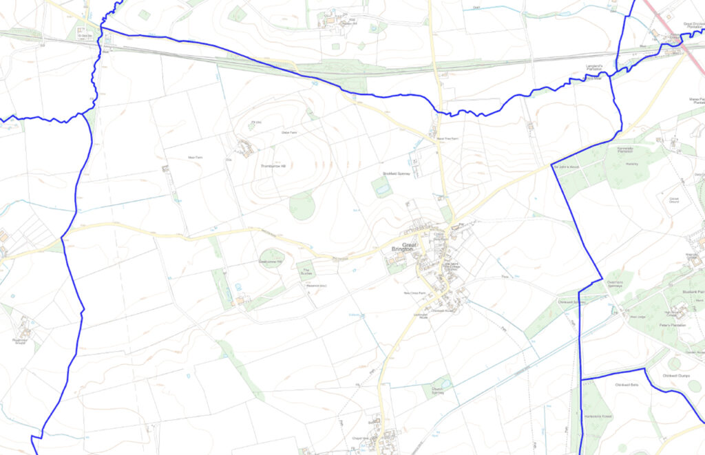 Maps & Boundaries – Bringtons Parish Council